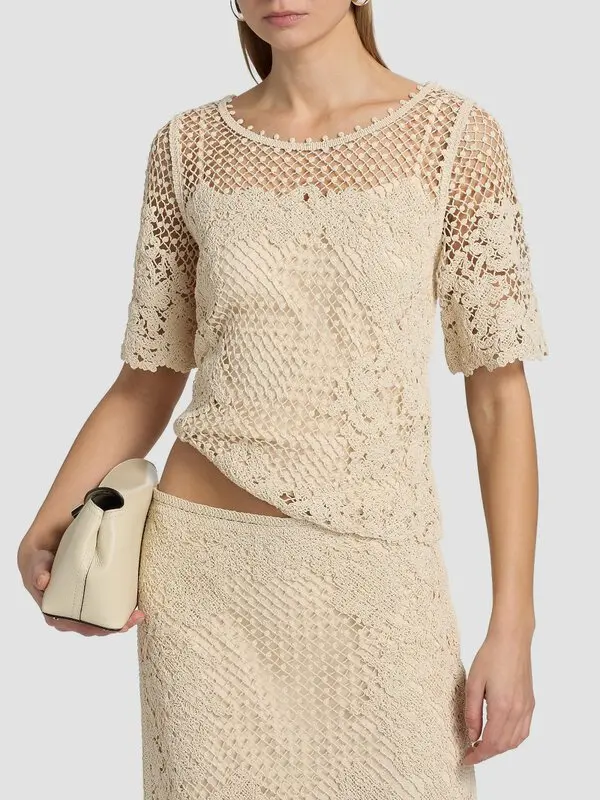 Kobi Halperin Magnolia Crochet Blouse