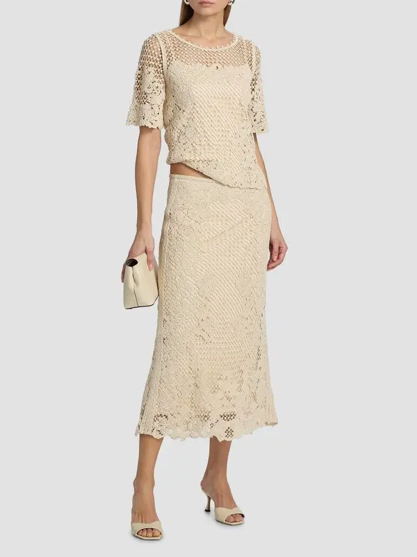 Kobi Halperin Magnolia Crochet Blouse