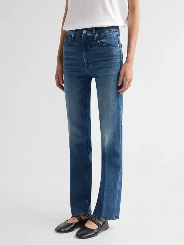 MOTHER The Kick It Slim-fit Straight-leg Jeans