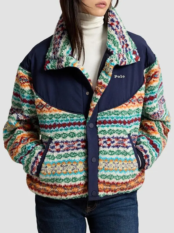 Polo Ralph Lauren Jaquard High-pile Fleece Jacket