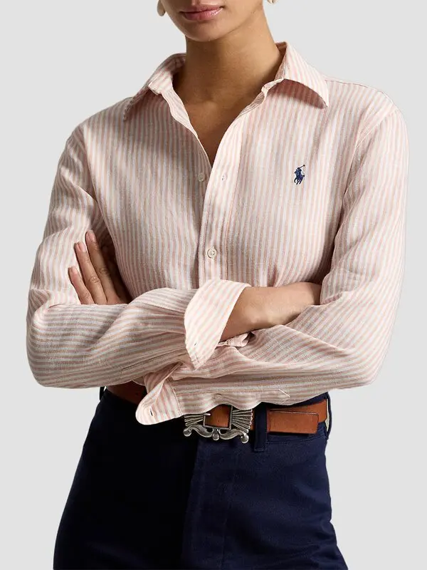 Polo Ralph Lauren Striped Linen Classic-fit Shirt