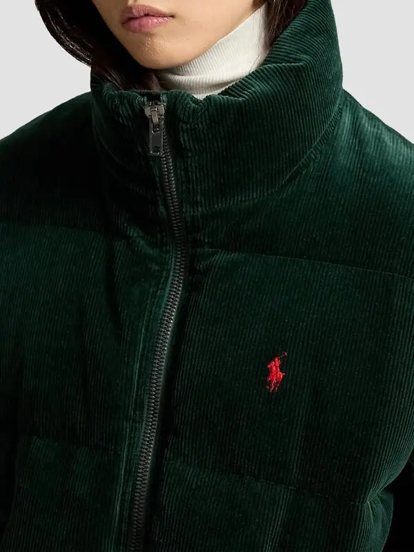 Polo Ralph Lauren Corduroy Woven Down Puffer Coat