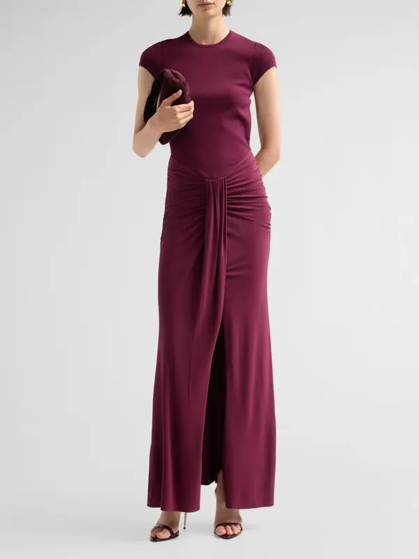 Simkhai Matilde Cap-sleeve Gown