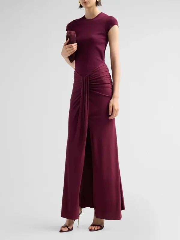 Simkhai Matilde Cap-sleeve Gown
