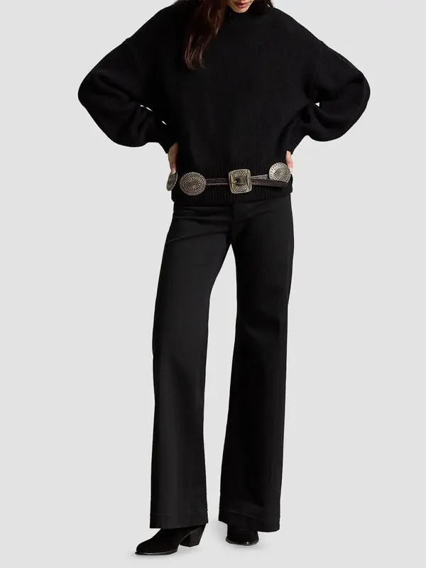 Polo Ralph Lauren Cashmere Funnel-neck Sweater - Black