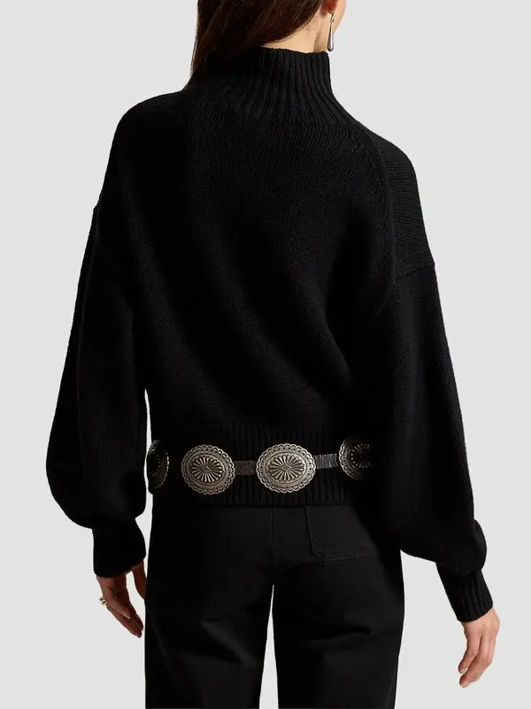Polo Ralph Lauren Cashmere Funnel-neck Sweater - Black