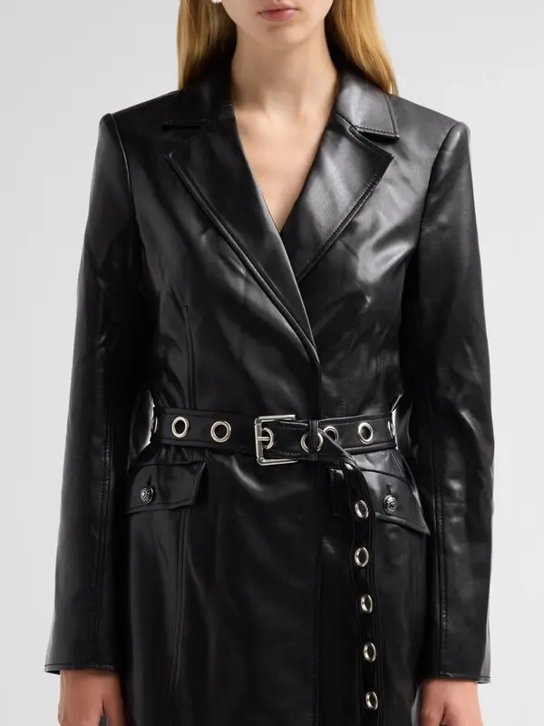 Cinq À Sept Harlow Faux Leather Mini Dress