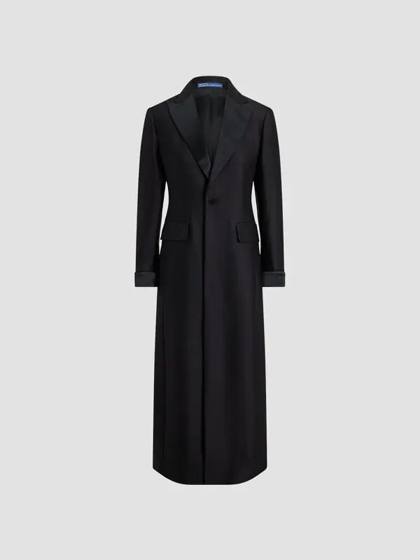 Polo Ralph Lauren Wool-silk-crepe Longline Sport Coat