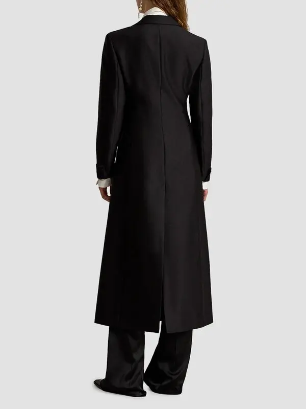 Polo Ralph Lauren Wool-silk-crepe Longline Sport Coat