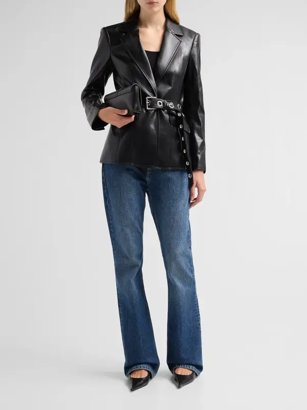 Cinq À Sept Santana Vegan Leather Blazer