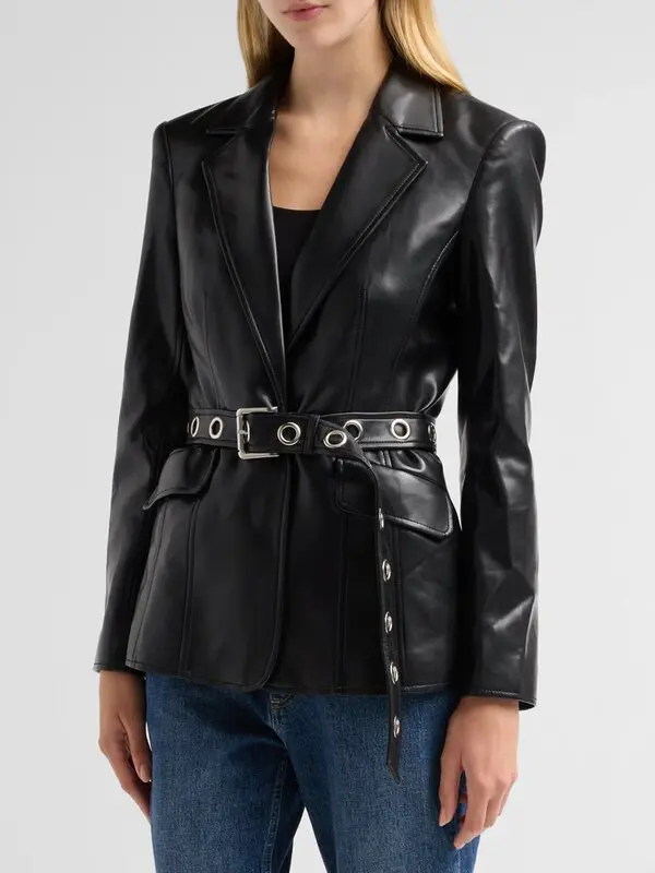 Cinq À Sept Santana Vegan Leather Blazer