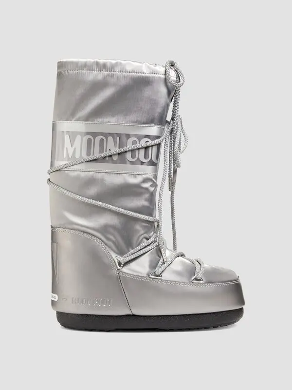 Moon Boot Core Icon Glance Snow Boots - Silver