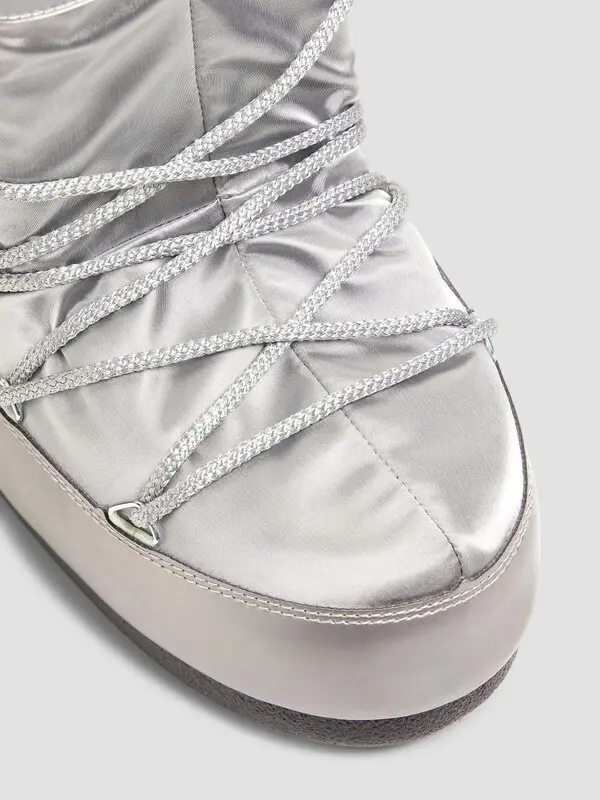 Moon Boot Core Icon Glance Snow Boots - Silver