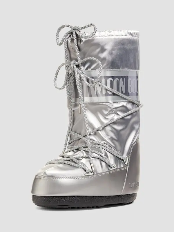 Moon Boot Core Icon Glance Snow Boots - Silver
