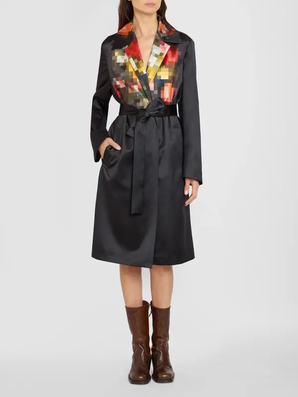 Dries Van Noten Roltas Cotton-silk Coat
