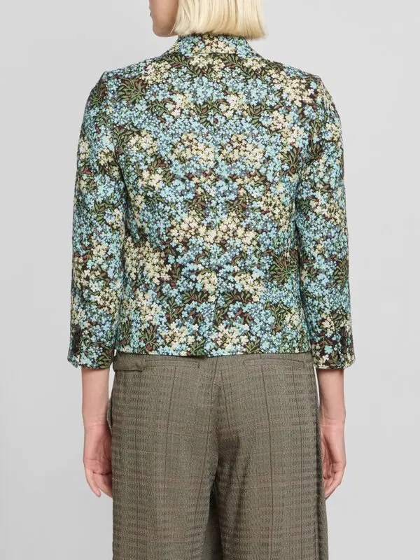 Dries Van Noten Bamis Floral Cotton-blend Jacket