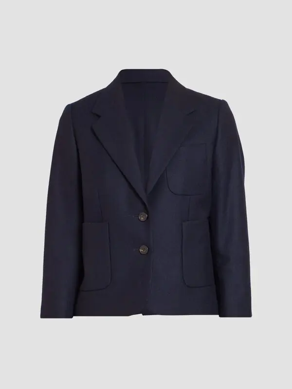 Dries Van Noten Bamis Wool Crop Blazer