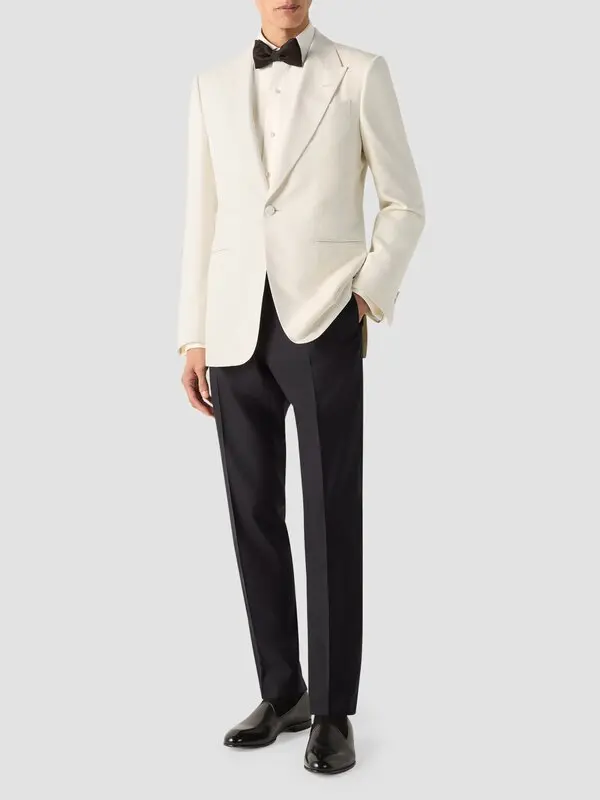 Zegna Wool And Mohair Evening Pants