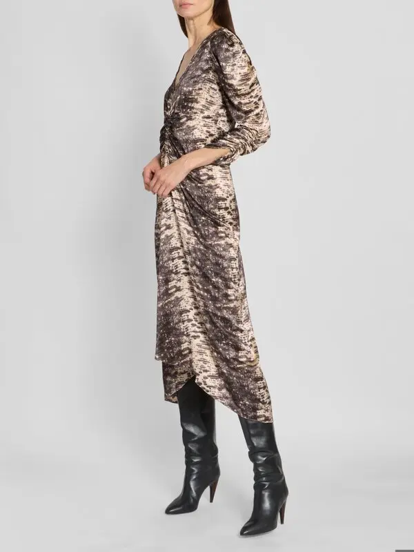 Isabel Marant Étoile Albini Printed Silk Midi Dress