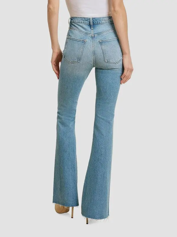 FAVORITE DAUGHTER The Valentina Stretch-cotton Flared-leg High-rise Jeans