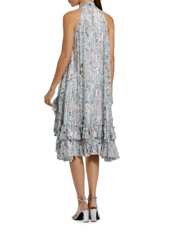 Mac Duggal Ieena 2 Ruffled A-line Minidress