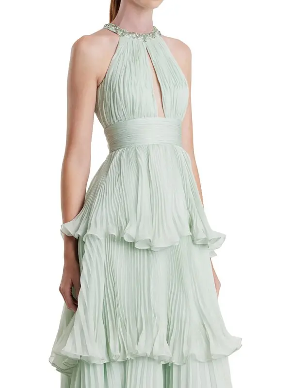 Mac Duggal Prom Chiffon Tiered Gown