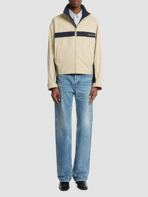 Saint Laurent Jacket In Cotton