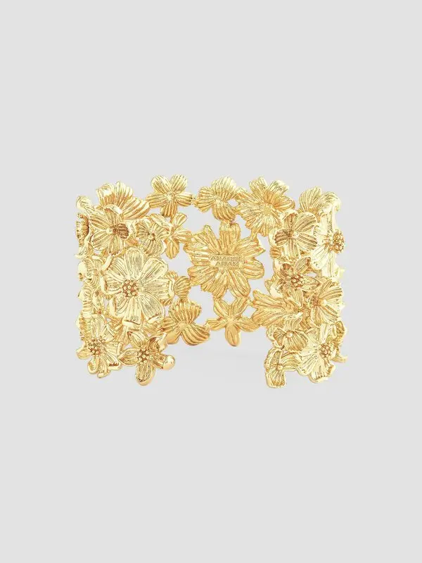 ANABEL ARAM Wildflowers 18k--plated Wide Cuff