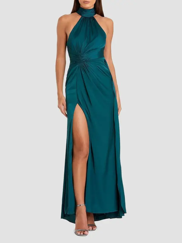 Mac Duggal Leena 1 Ruched Column Gown
