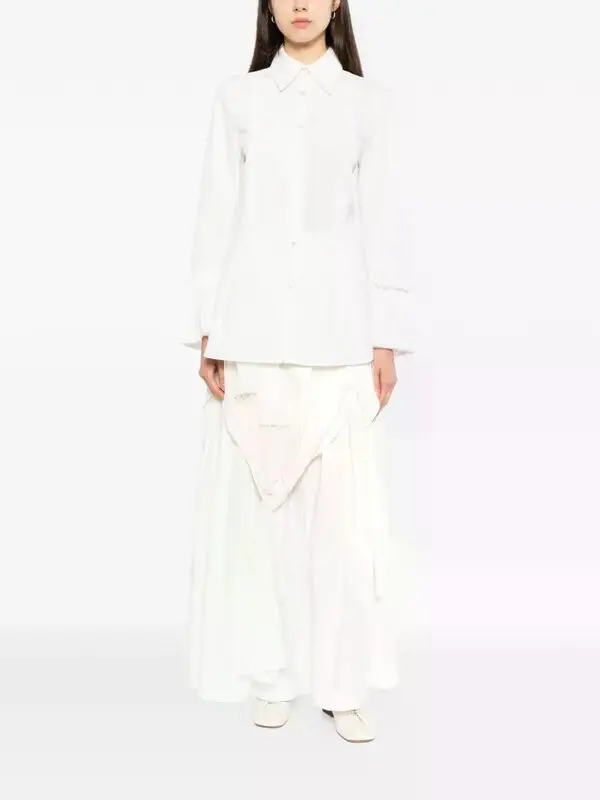 A TENTATIVE ATELIER Layered Knot Skirt - Neutrals