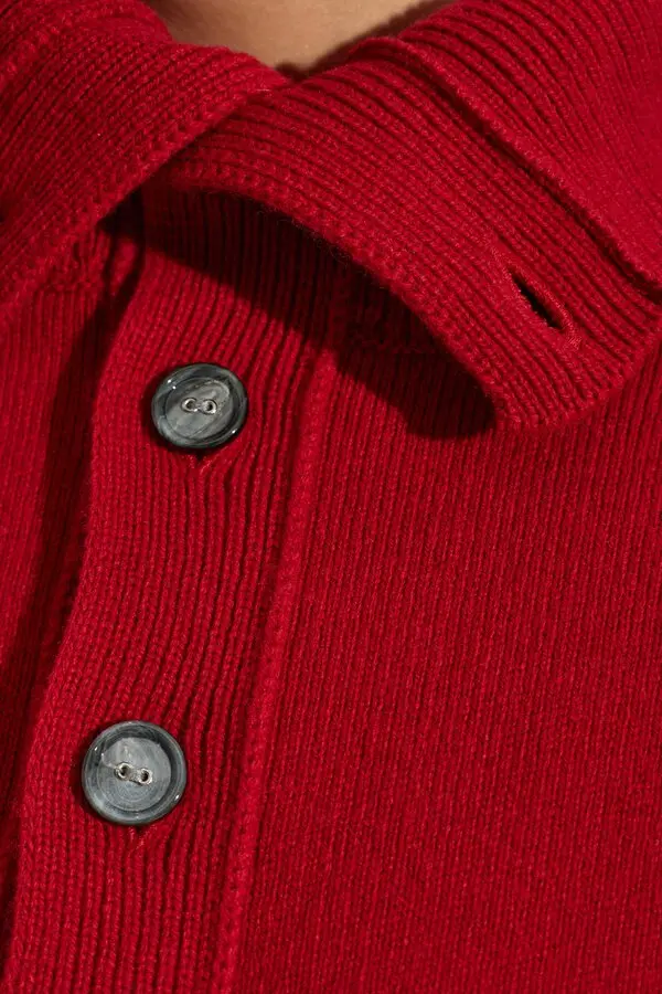 AMI Paris Wool Turtleneck With Stitched Logo