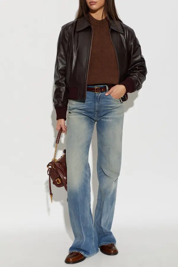 AMI Paris Wool Sweater With Logo