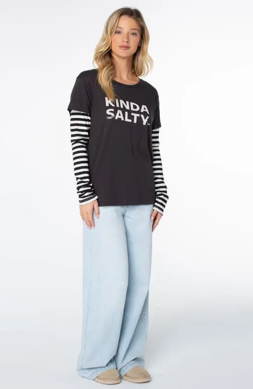 Roxy Kinda Salty Two-fer T-shirt
