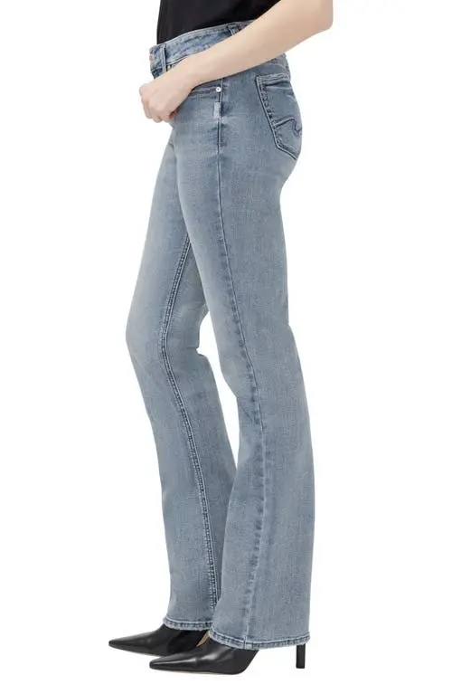 SILVER JEANS CO. Elyse Curvy Mid Rise Slim Bootcut Jeans