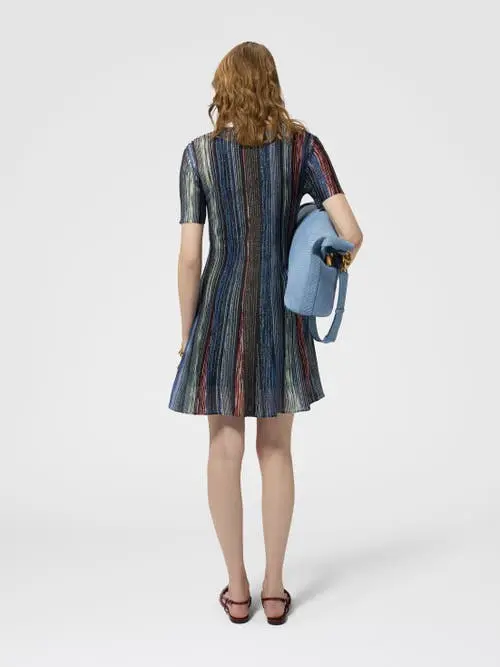 Missoni Short-sleeve Striped Mini Dress