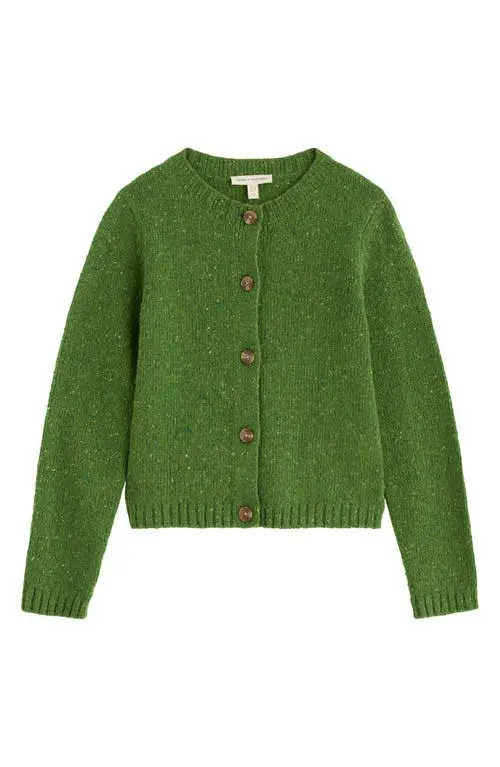 SEASALT CORNWALL Dawson Pick Merino Wool Blend Cardigan - Grassland