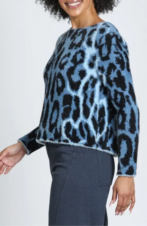 APNY Fuzzy Boat Neck Sweater
