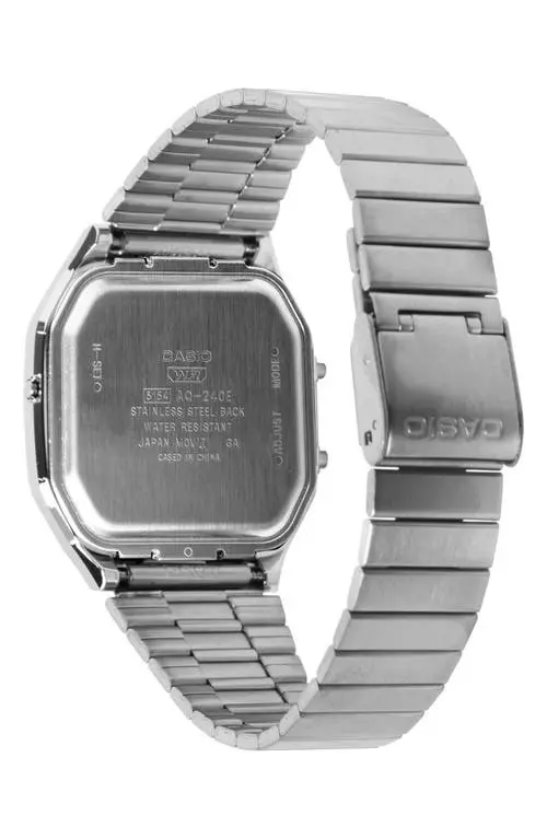 Casio Vintage Ana-digi Stainless Steel Bracelet Watch