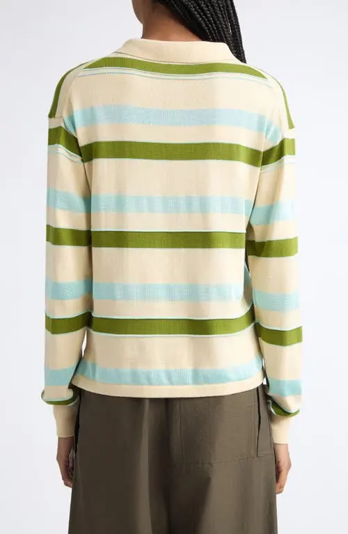 JW Anderson Stripe Long Sleeve Polo
