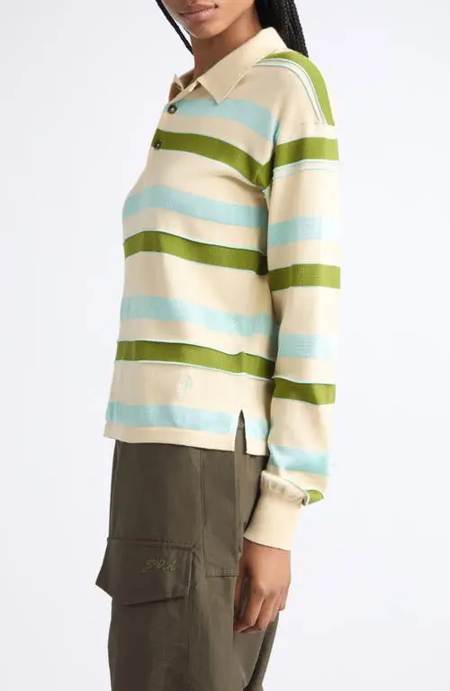 JW Anderson Stripe Long Sleeve Polo