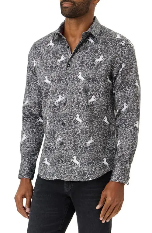 Robert Graham Italian Stallion Stretch Cotton Shirt
