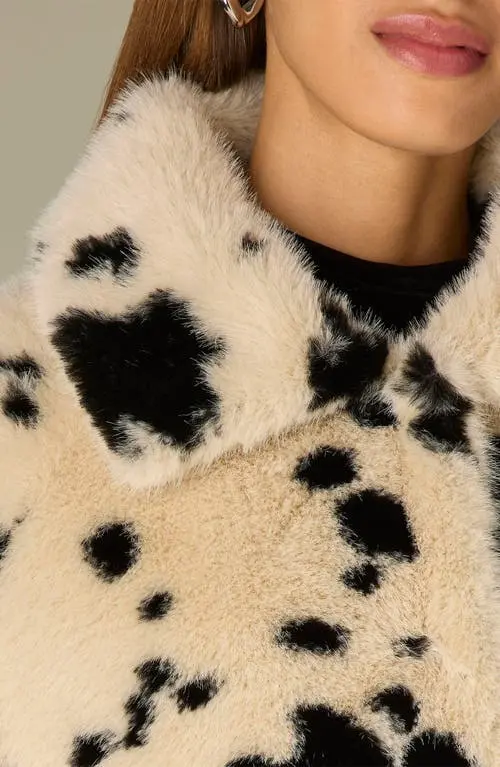 Wit & Wisdom Blouson Sleeve Faux Fur Jacket