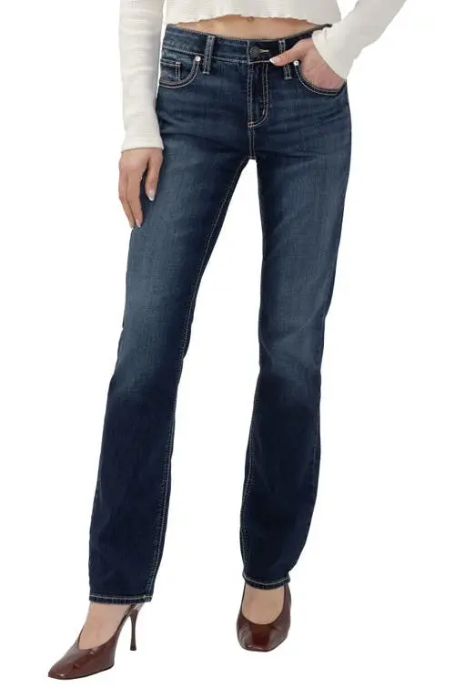 SILVER JEANS CO. Elyse Classic Straight Leg Jeans