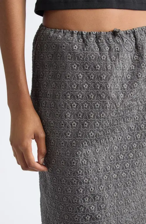 Cecilie Bahnsen Bria Meadow Embroidery Cotton Blend Skirt