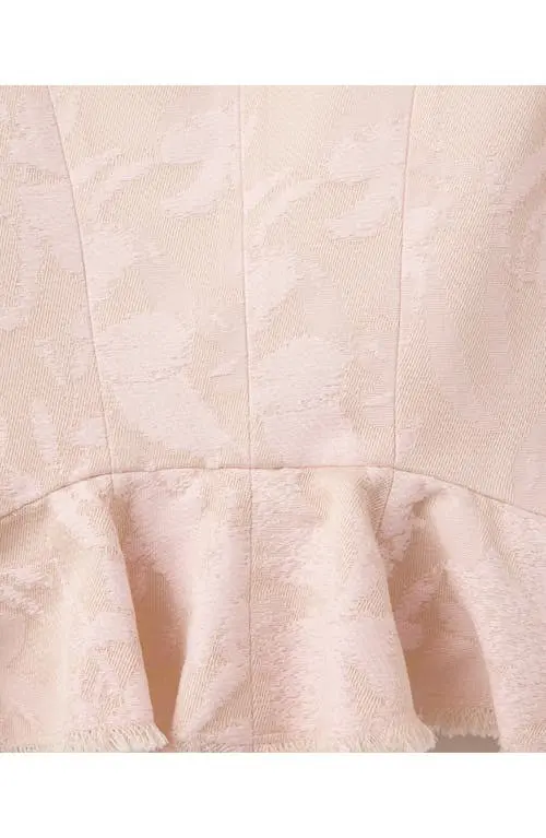 Mango Floral Jacquard Jacket
