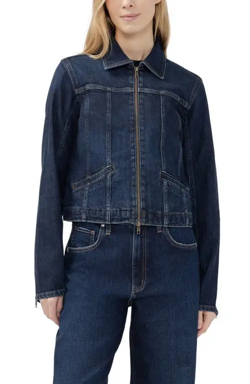 SILVER JEANS CO. Denim Moto Jacket - Radiant