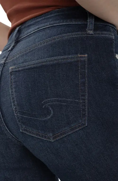SILVER JEANS CO. Avery Curvy High Waist Trouser Jeans