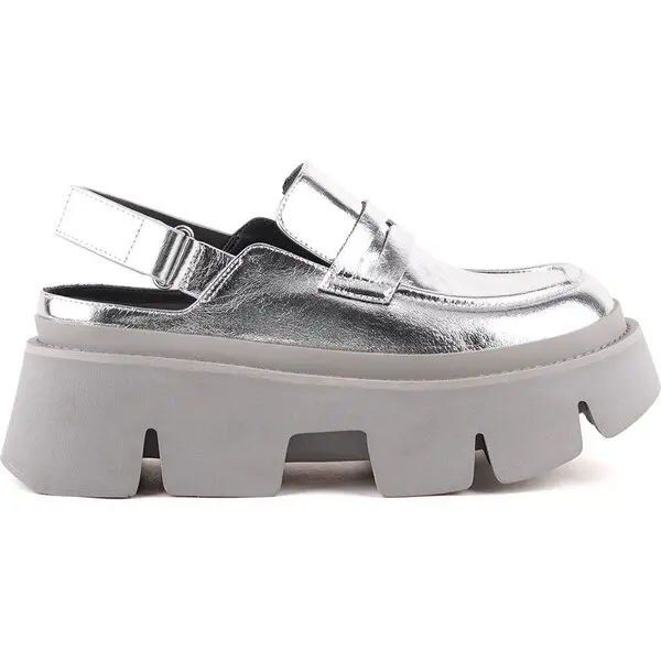 United Nude Stomper Loafer - Silver