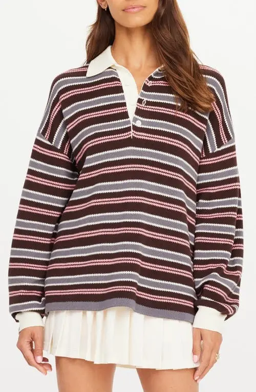 The Upside Wonder Knit Long Sleeve Polo