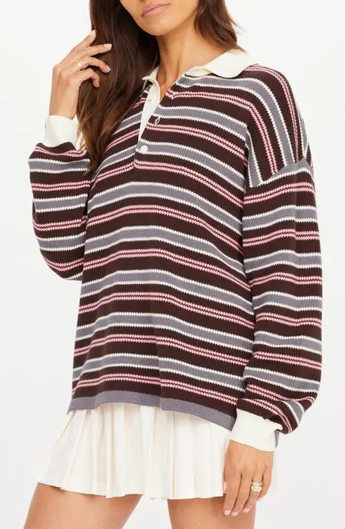 The Upside Wonder Knit Long Sleeve Polo